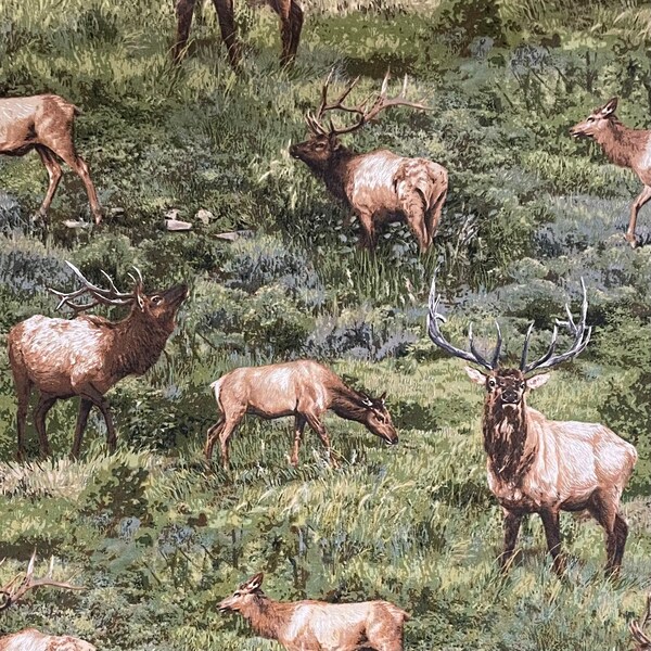 Elk Fabric - Etsy