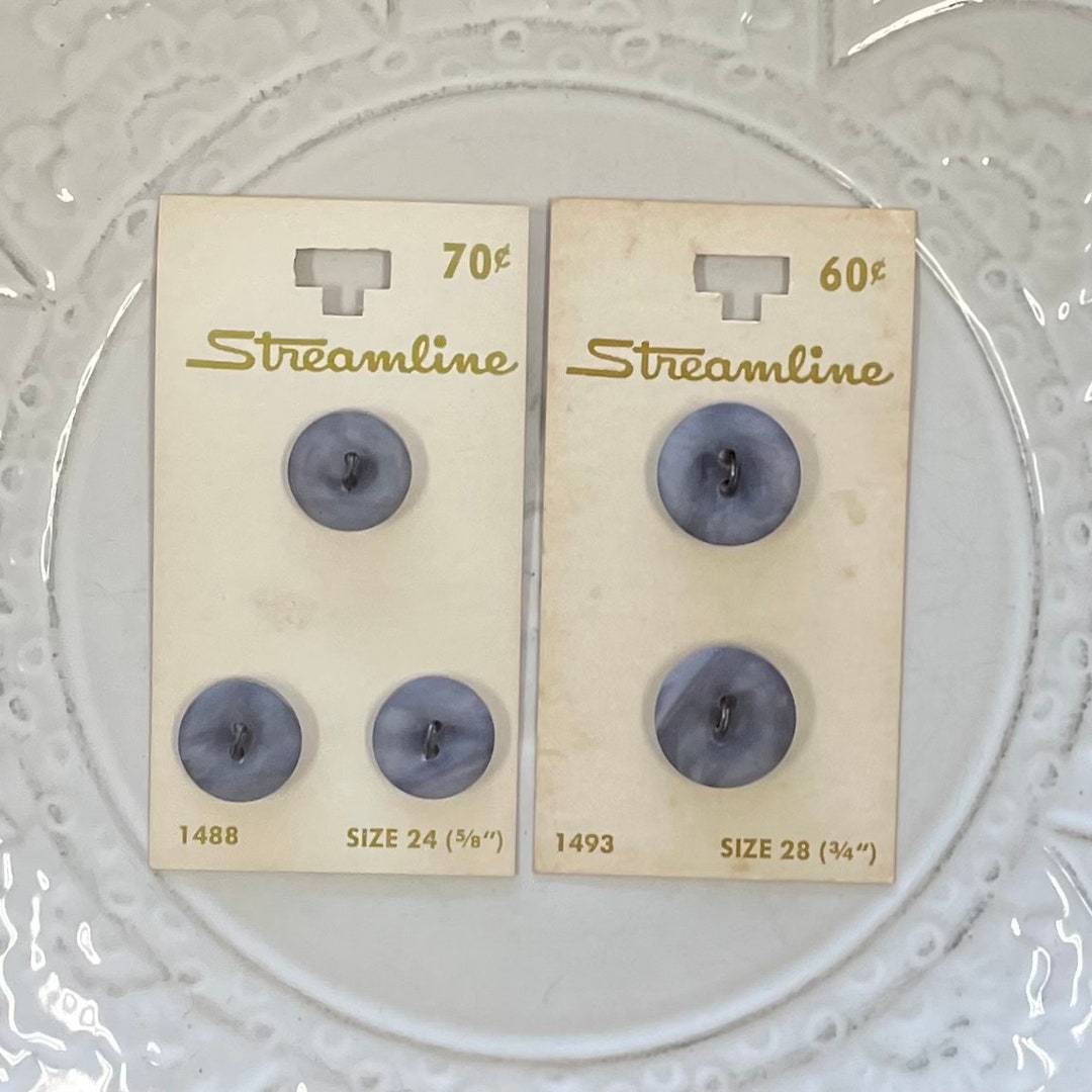 Vintage Purple Buttons on Original Card, Streamline, 5/8” or 3/4” - Etsy