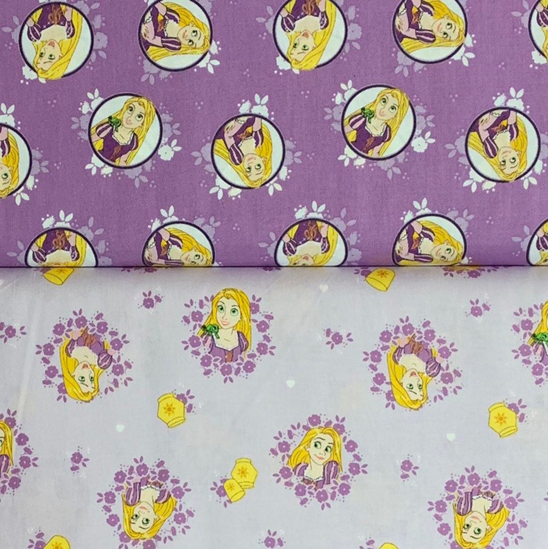 100% Cotton Disney Princess Rapunzel Fabric, Tangled, Camelot - Etsy