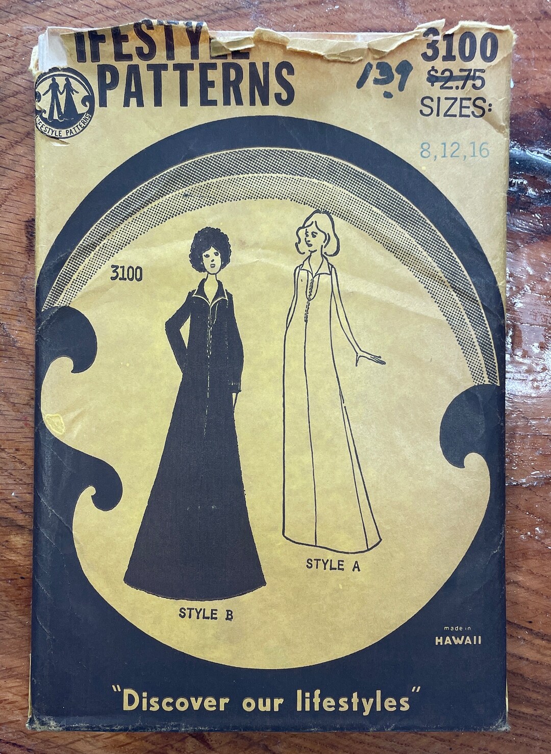 Vintage Hawaiian Muu Muu Pattern, Lifestyles Pattern, UNCUT - Etsy