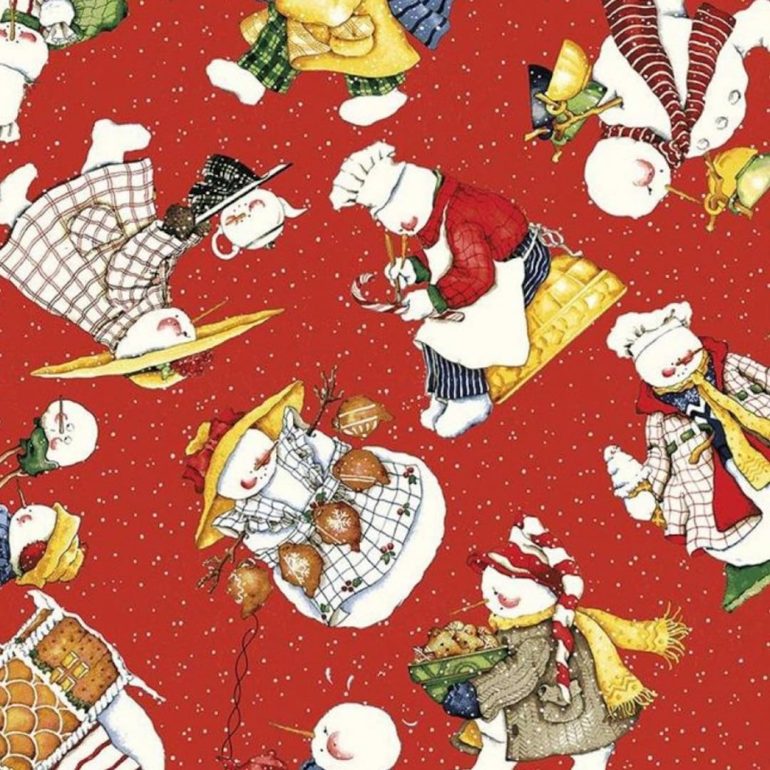 100% Cotton Christmas Snow Sweet Fabric, Riley Blake - Etsy