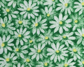 100% Cotton Blue and Green Calico Fabric by the Yard Floral - Etsy