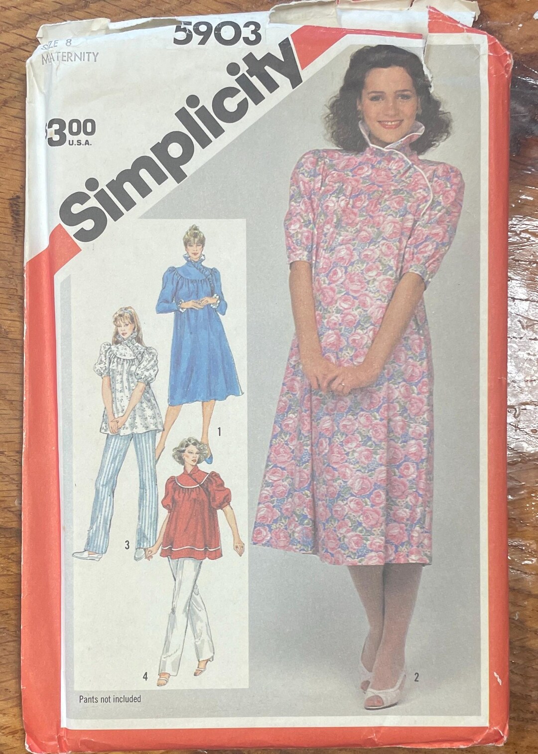 Maternity Dress and Top Pattern, Simplicity 5903, UNCUT - Etsy