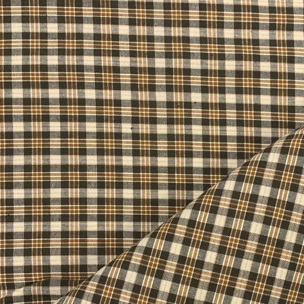 Yellow Plaid Fabric - Etsy