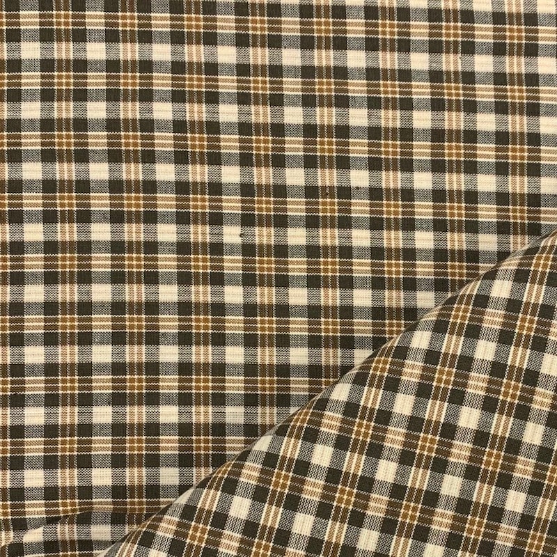 Plaid Cotton Fabric - Etsy