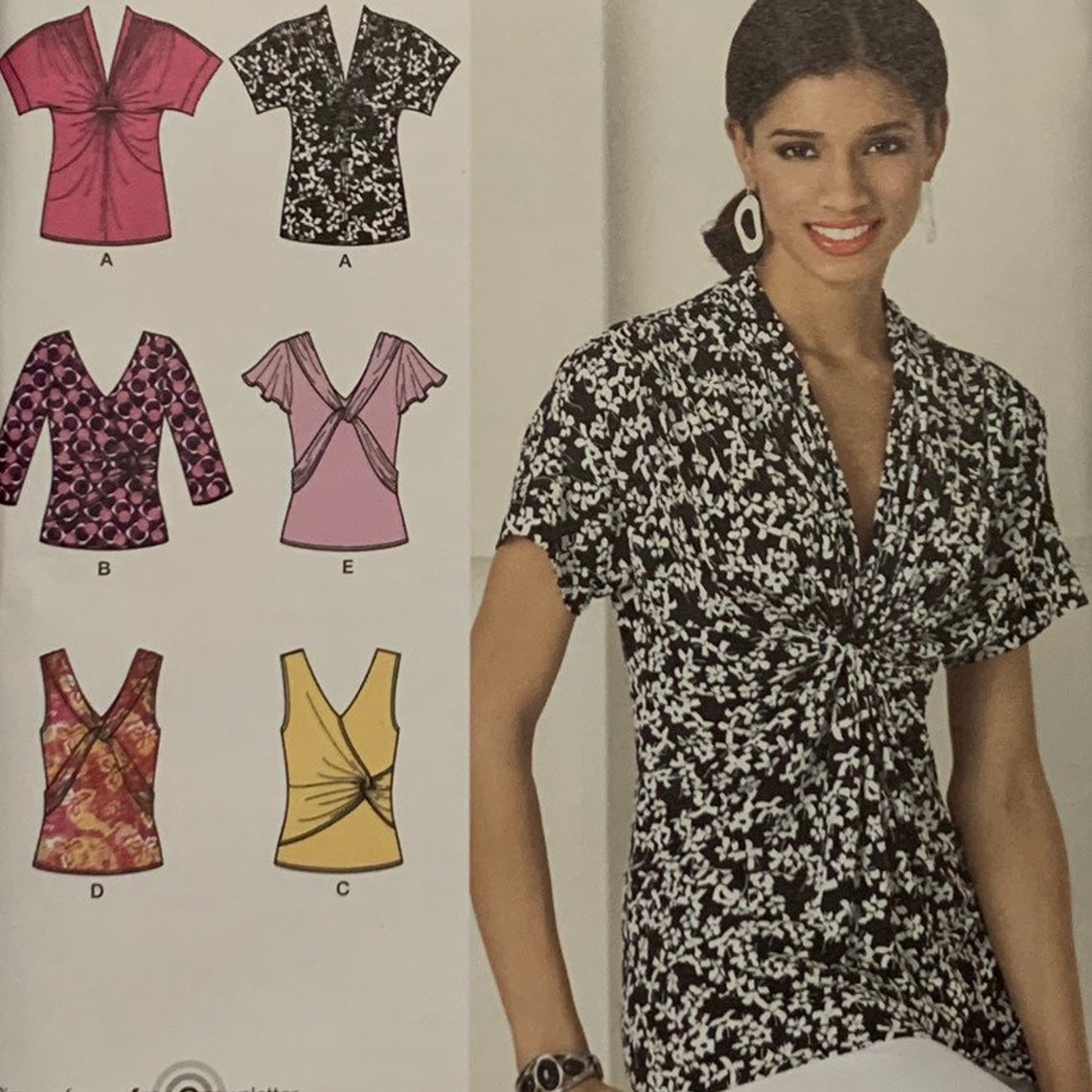 Knit Top Pattern Pull Over Simplicity 2181 UNCUT | Etsy