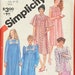 Vintage Misses Robe and Gown Pattern, Simplicity 5330, UNCUT - Etsy