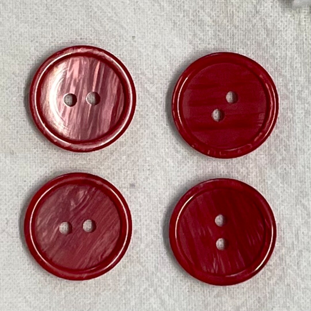 Vintage Red Loose Buttons - Etsy