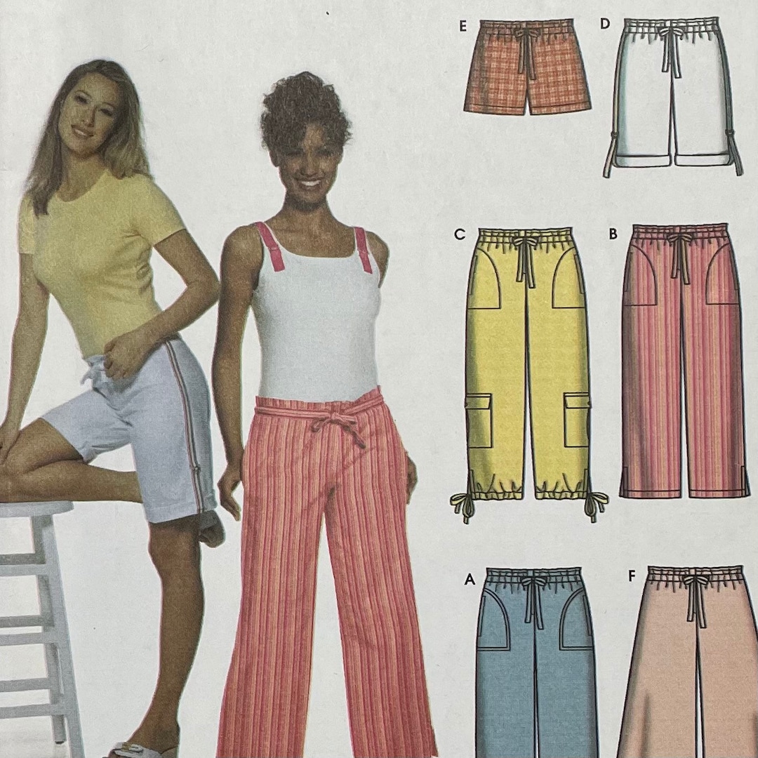 Easy Pants and Shorts Pattern, Simplicity 5062, UNCUT - Etsy