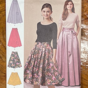 Easy Pleated Skirt Pattern, Simplicity 8743, UNCUT - Etsy