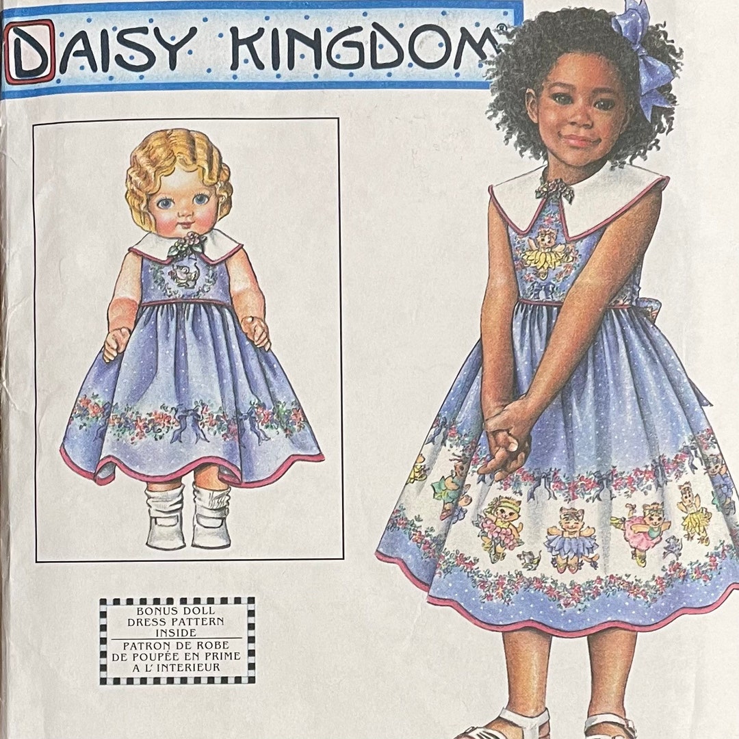 Daisy Kingdom Girls Dress Pattern, Sleeveless, Sunday, Easter ...
