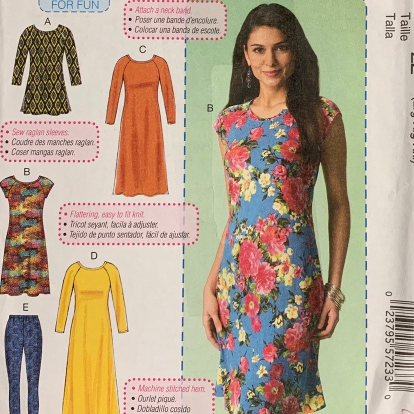 Misses Tunic and Dress Pattern Mccalls 7122 UNCUT - Etsy