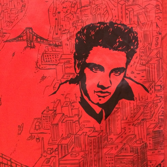 Dyeing & Batik Craft Supplies & Tools Fabric Elvis Presley Pillow ...