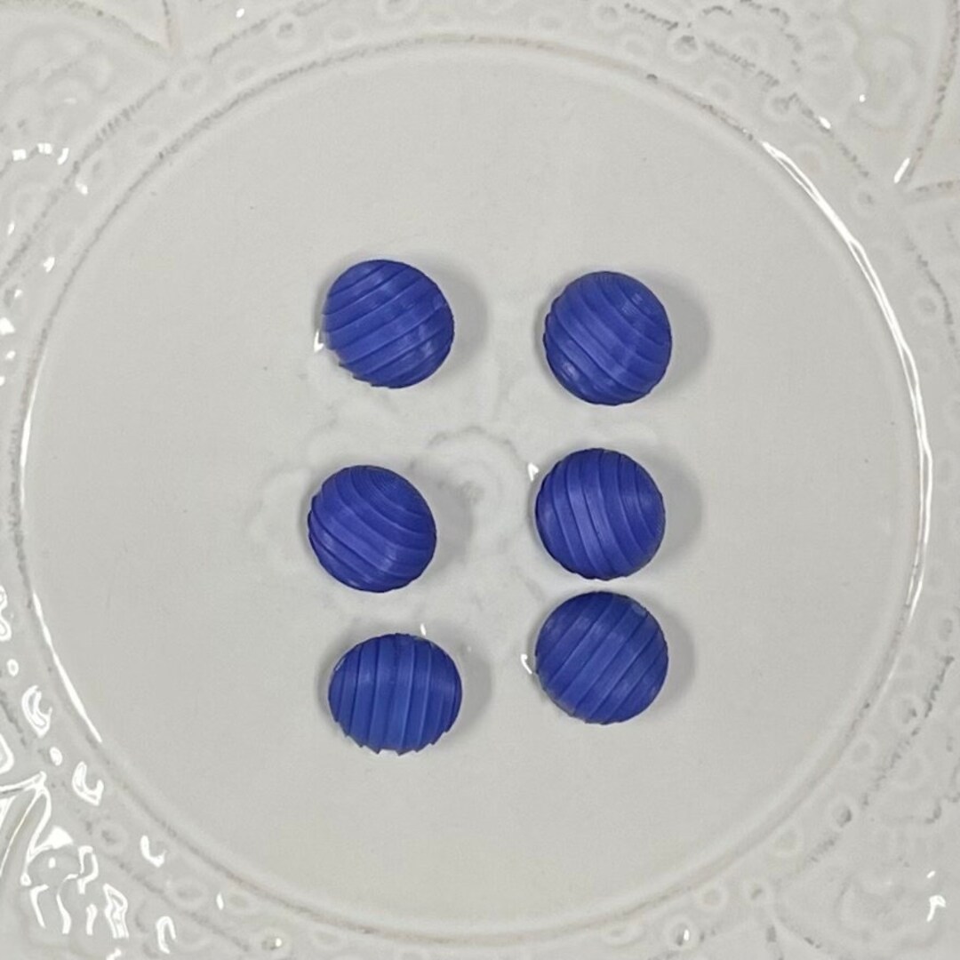 Vintage Royal Blue Buttons - Etsy