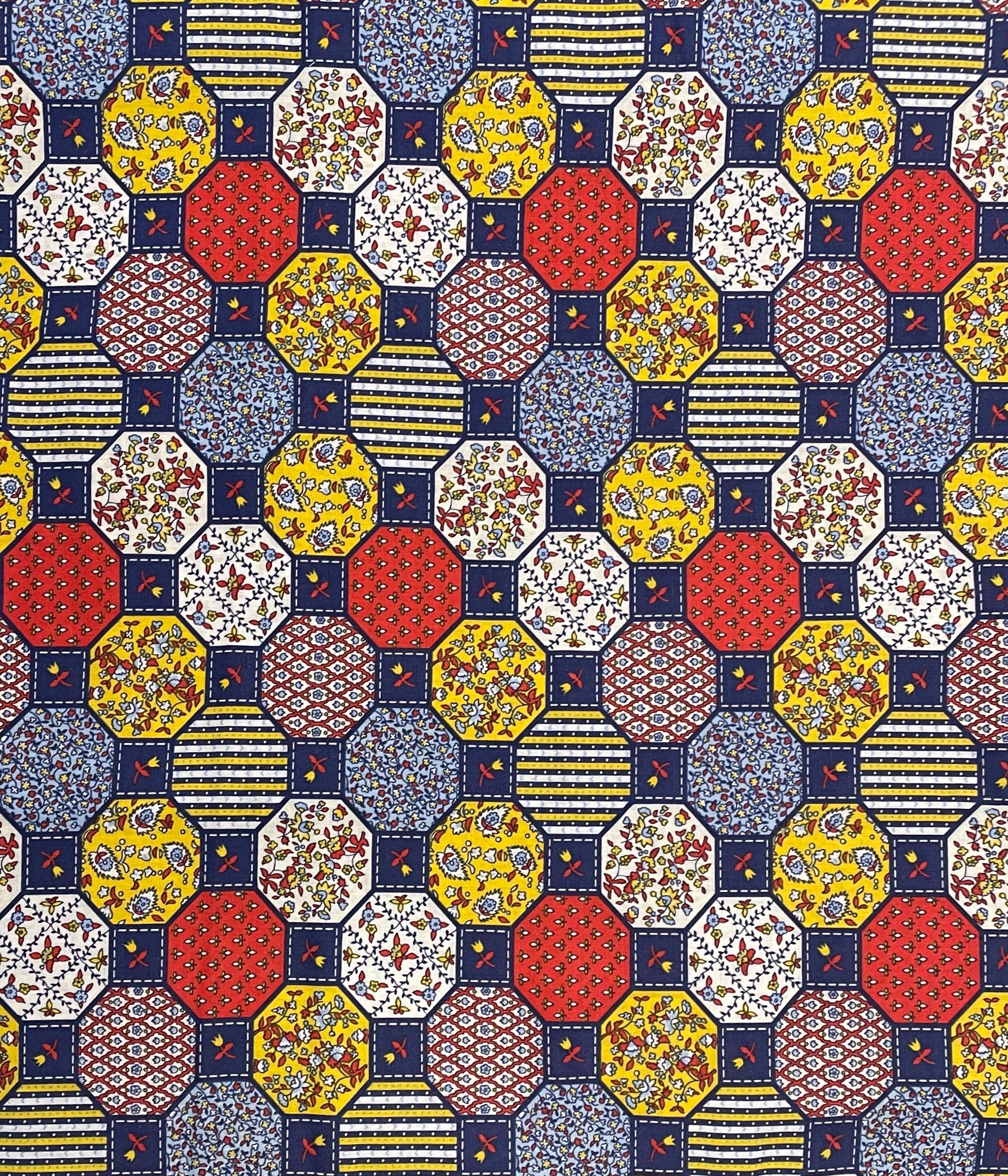 Vintage Calico Cheater Cloth Cotton Fabric - Etsy
