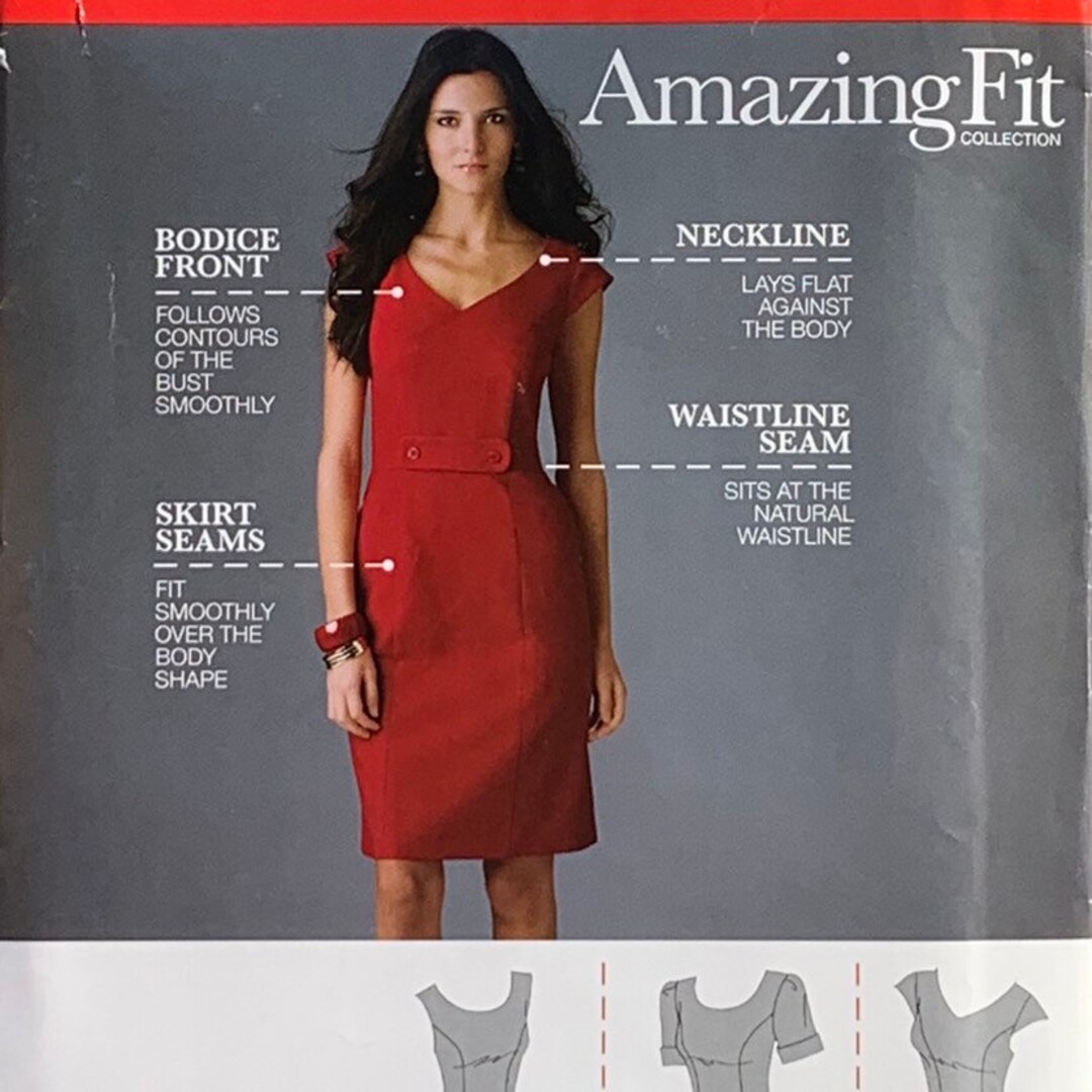Amazing Fit Dress, Simplicity 2648, Natural Waist Line, UNCUT - Etsy UK
