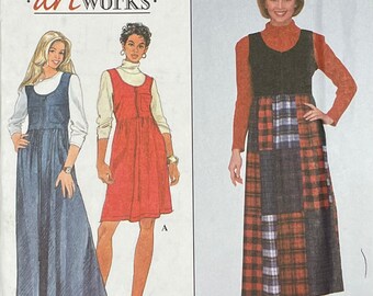 Simplicity Sewing Pattern 8237, Misses' Jumper With Raised Waistline ...