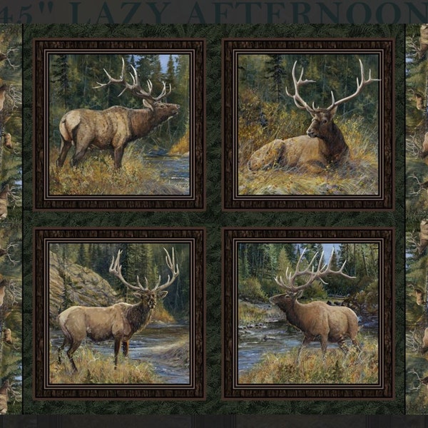 Elk Fabric - Etsy