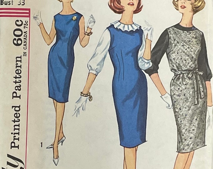 Vintage Junior Jumper and Blouse Pattern, Simplicity 4605, CUT - Etsy