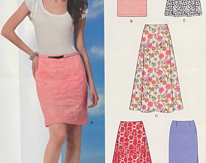 Vintage Gored Skirt Pattern, Simplicity 4414, Partially Cut - Etsy