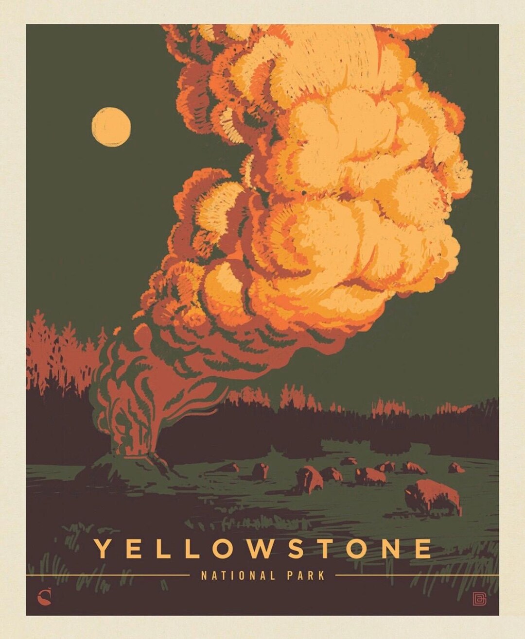 Yellowstone Cotton Fabric Panel, Riley Blake National Park Series - Etsy