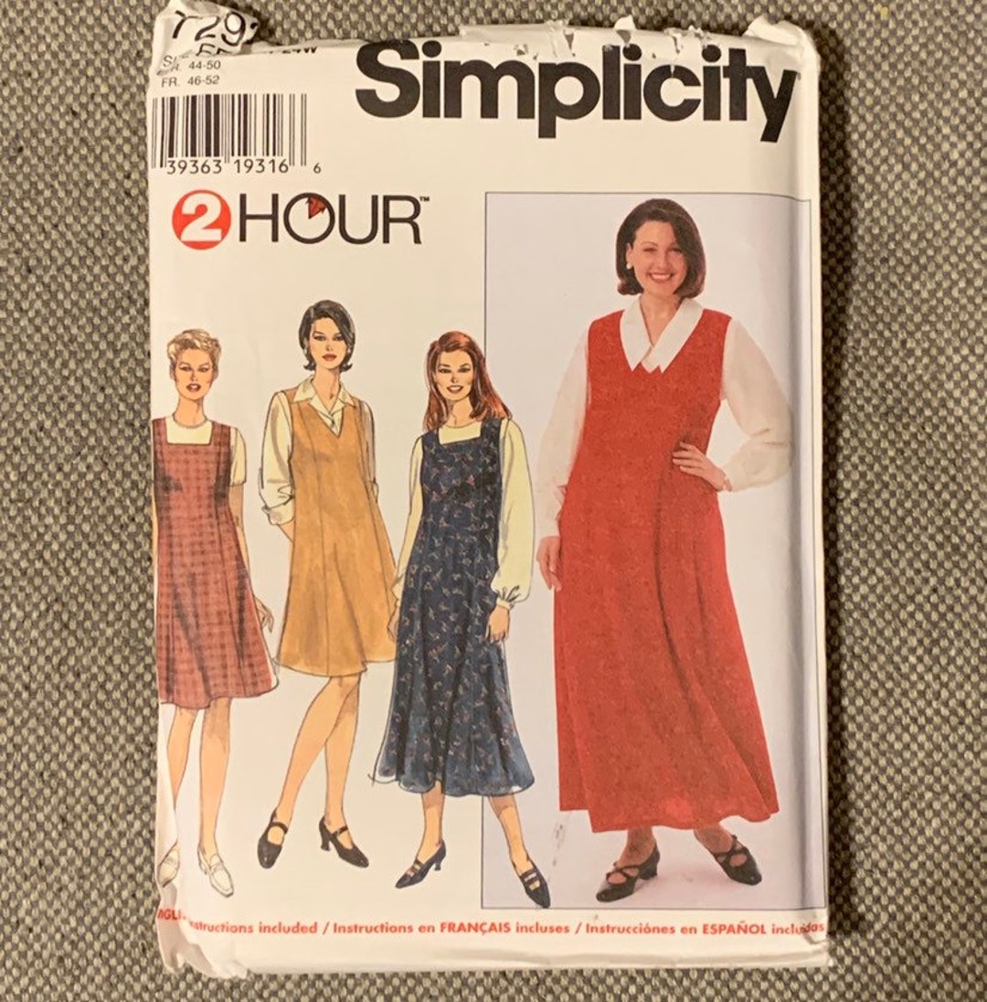 Easy Womens 2 Hour Jumper Pattern, Simplicity 7293, UNCUT - Etsy