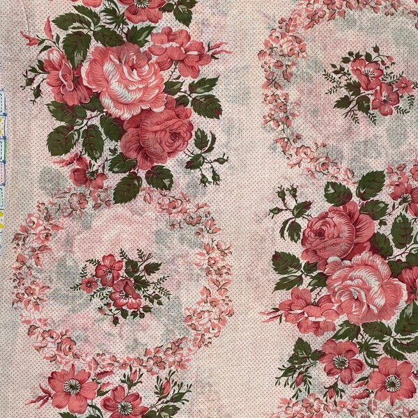 Pink Vintage Fabric - Etsy