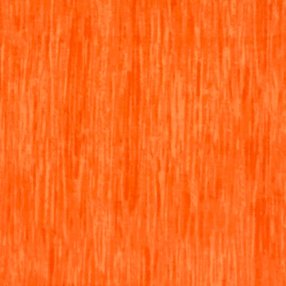 Orange Brushed Look Cotton Fabric, Environmental, Water, Wood Design - Etsy