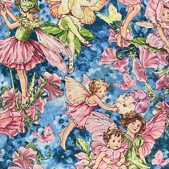 Fairy Whispers Cotton Fabric Michael Miller Fabrics Etsy