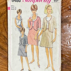 Easy Vintage Suit Pattern. Simplicity 6480, UNCUT - Etsy