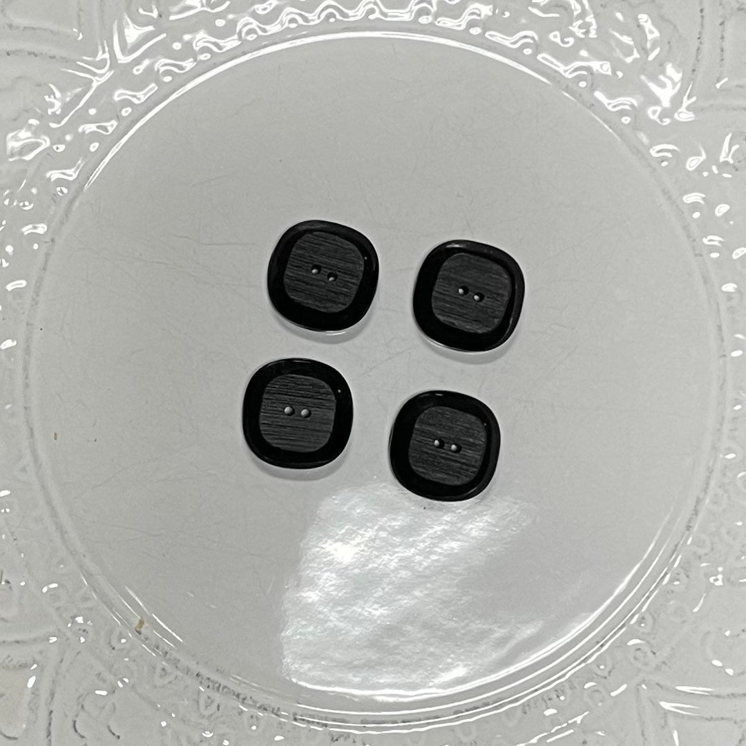 Vintage Black Buttons - Etsy