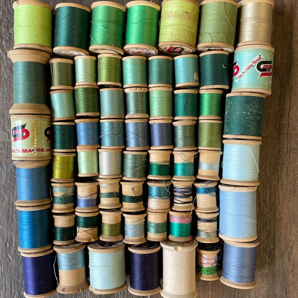 Old Thread Spools - Etsy