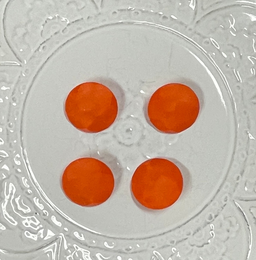 Vintage Orange Loose Buttons - Etsy