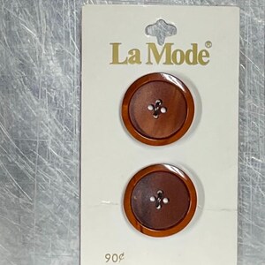 Vintage Rust Buttons on Original Card, La Mode, Holland - Etsy