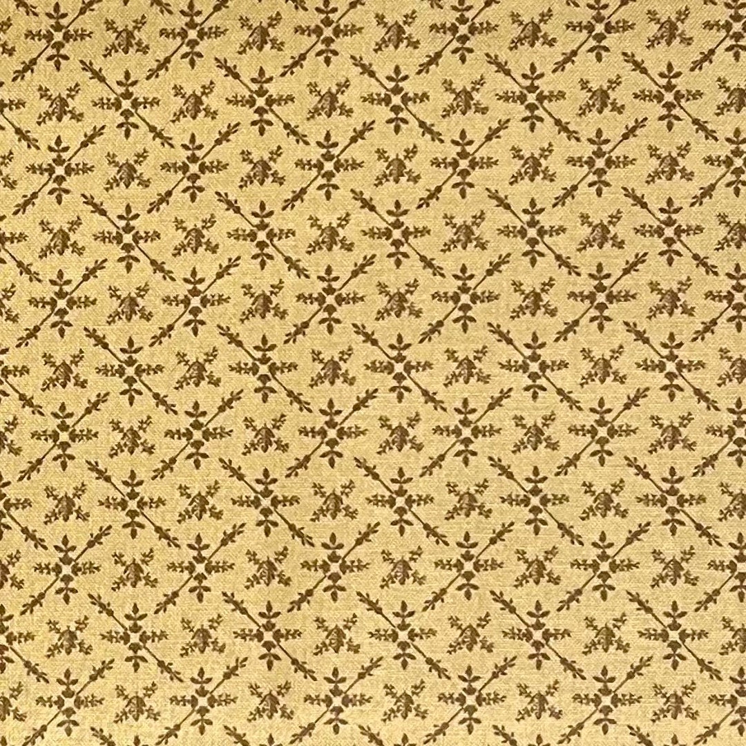 Brown Calico Fabric, Andover Fabrics, Di Ford Hall, Anne English Scrap ...