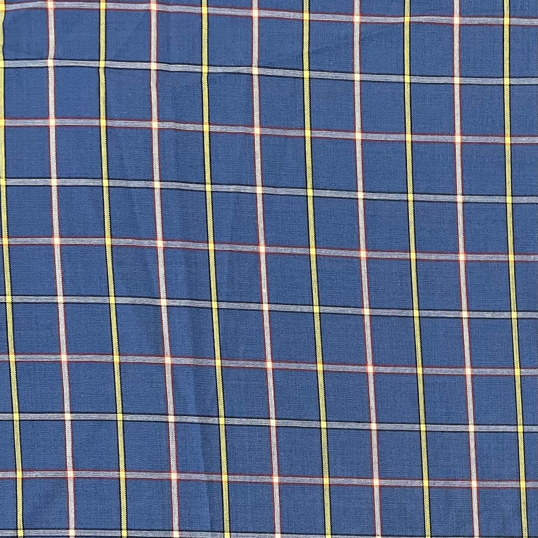 Vintage Blue Light Weight Plaid Fabric, Polyester - Etsy