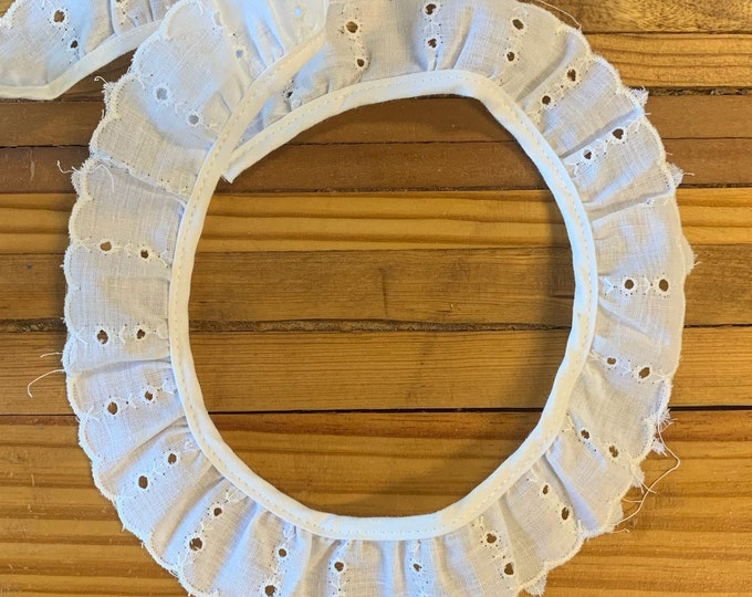 Vintage White Eyelet Gathered Trim - Etsy