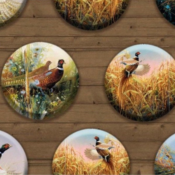 Pheasant Fabric - Etsy