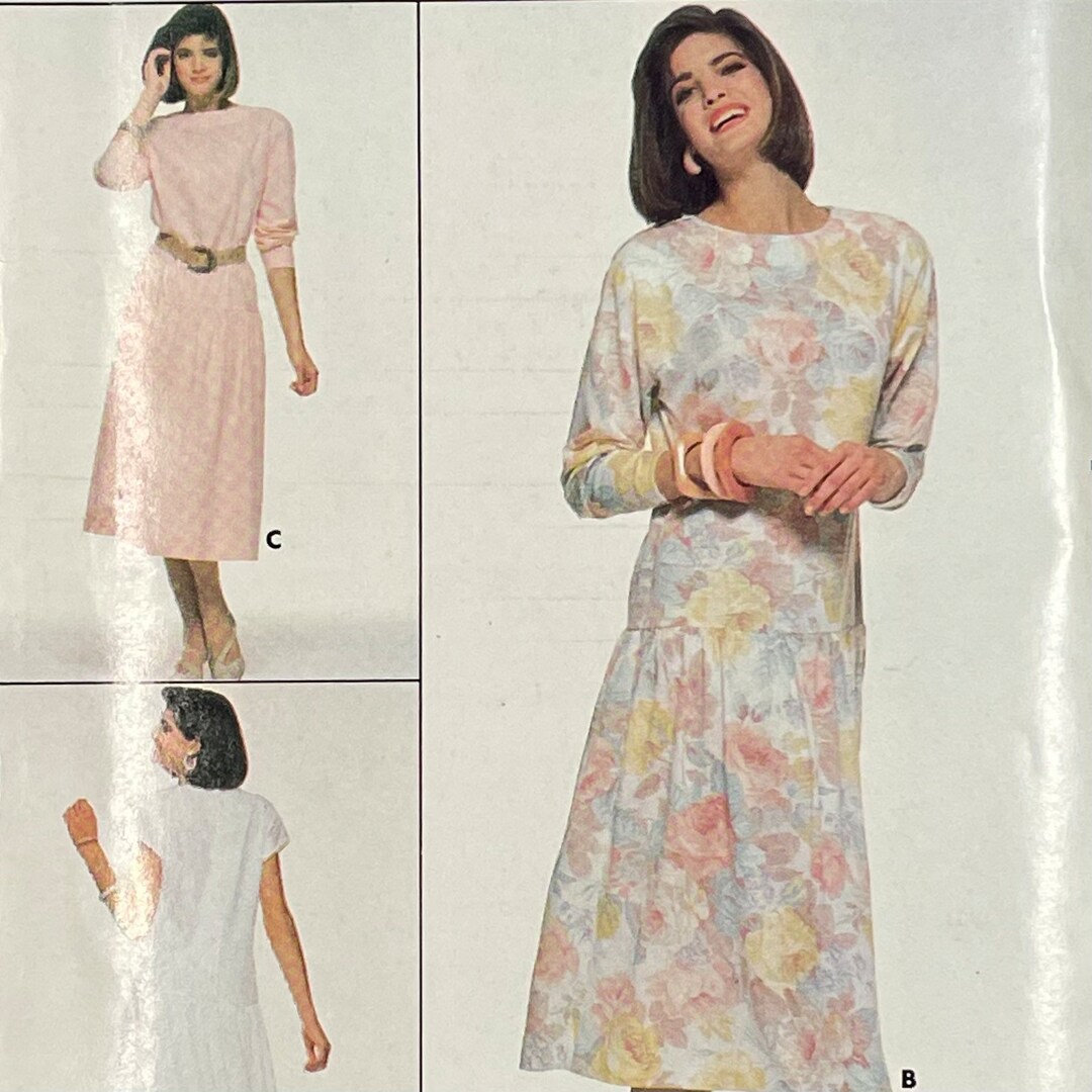 Easy Loose Fitting Dress Pattern, Family Circle Collection, Butterick ...