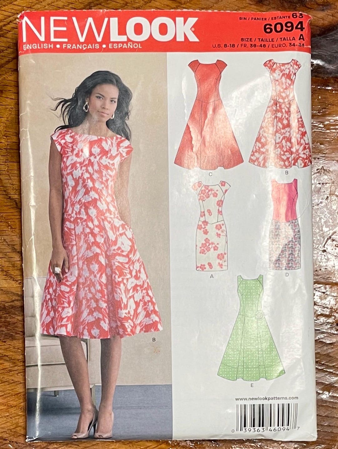 Misses Dress Pattern, New Look 6094, UNCUT - Etsy