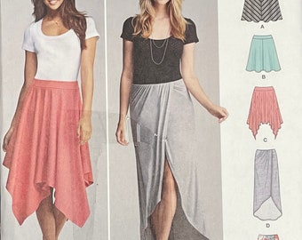 Easy Pull on Skirt Pattern, New Look 6054, UNCUT - Etsy