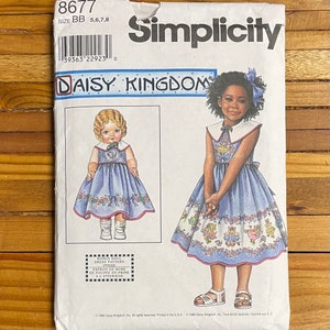Daisy Kingdom Girls Dress Pattern, Sleeveless, Sunday, Easter ...