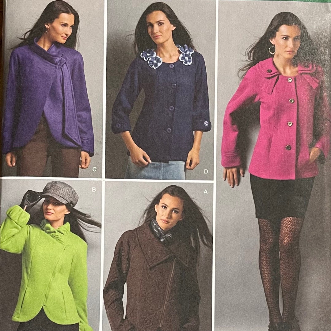 Misses Unlined Jacket Pattern, Simplicity 2504, UNCUT - Etsy