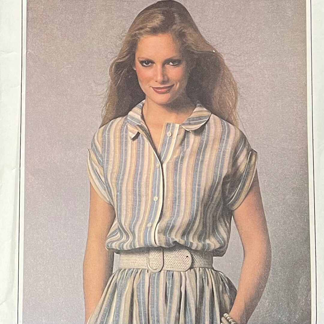 Vintage Top Stitch Dress Pattern, Simplicity 9020, UNCUT - Etsy