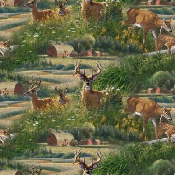 Wildlife Fabric - Etsy