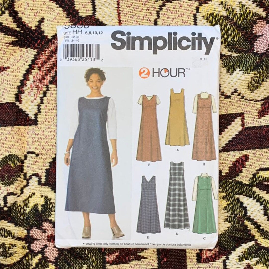 Vintage Easy Jumper Pattern, Simplicity 9830, UNCUT - Etsy