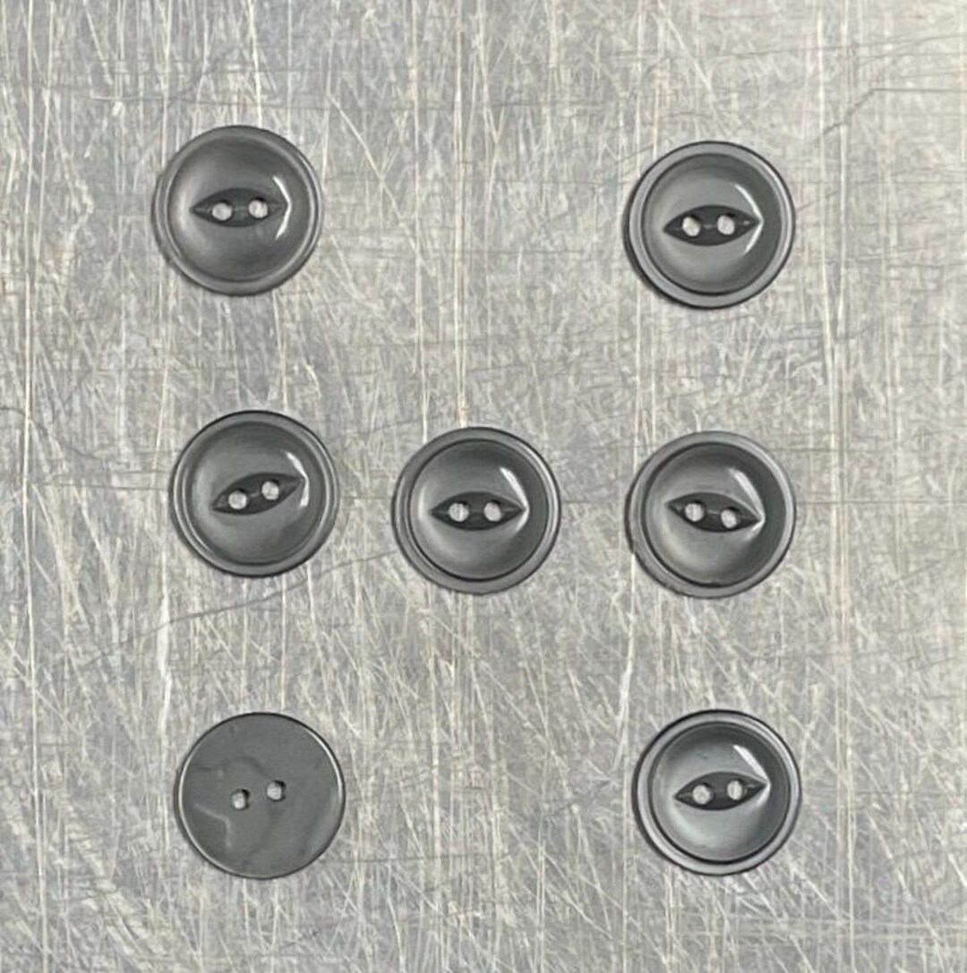 Vintage Gray Loose Buttons - Etsy