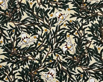Vintage Cotton Christmas Angel Fabric, Concord Fabrics - Etsy