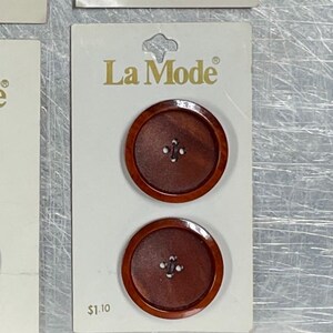 Vintage Rust Buttons on Original Card, La Mode, Holland - Etsy