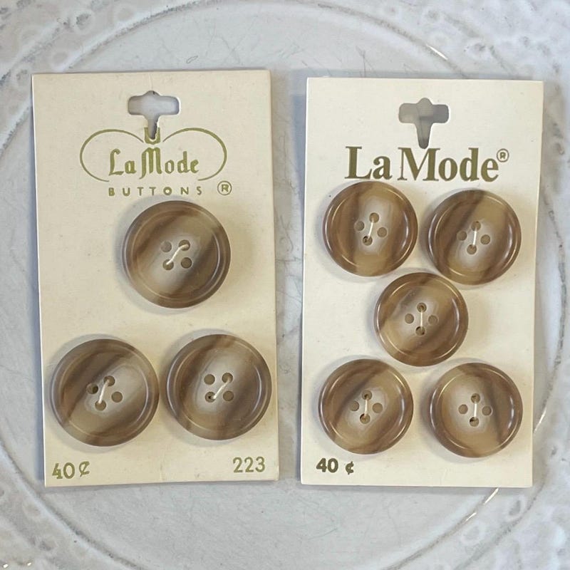 Two Tone Buttons - Etsy